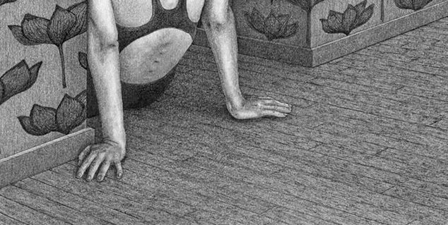 Dibujo y grabados de Bego Terradas, a La Destil·leria