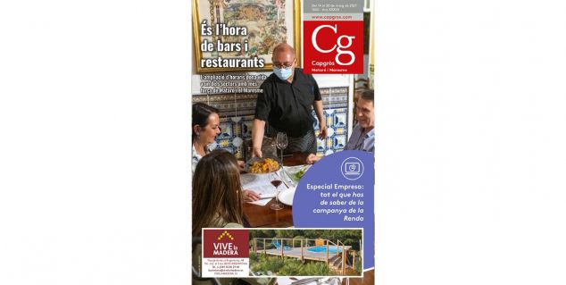 'Es la hora de bares y restaurantes', portada del Capgròs 1660