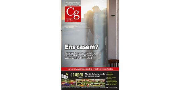 'Nos casamos?' en la portada del Capgròs 1728