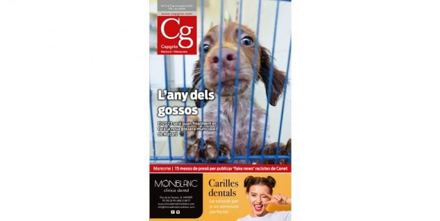 La nova gossera a la portada de Capgròs 1734