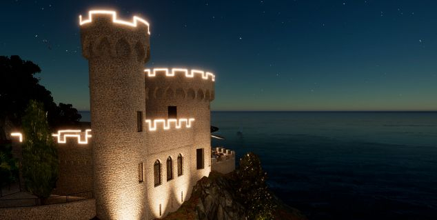 Un castillo espectacular y sensorial, junto a casa