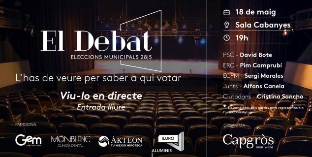 Capgròs promueve el gran debate electoral de Mataró