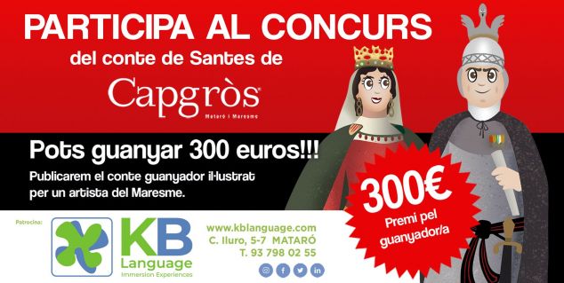 Participa en el concurso del cuento de Santes de Capgròs!