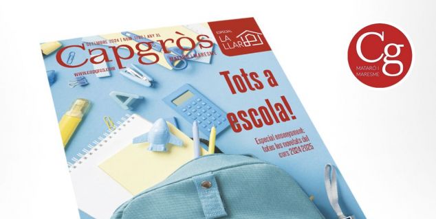 El nou curs escolar, protagonista del Capgròs de setembre