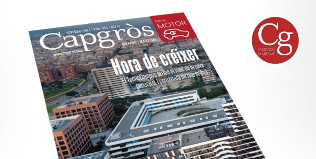 El crecimiento del TecnoCampus, en la portada del Capgròs de noviembre